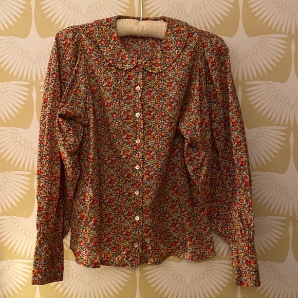 Doen | Tops | Gorgeous Doen Blouse In Liberty Fabric Xs | Poshmark